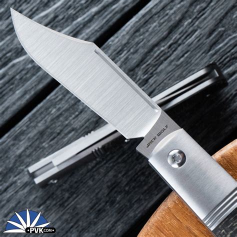 Jack Wolf Knives Big Bro Jack V2 Steel Series Belt Satin Blade Black