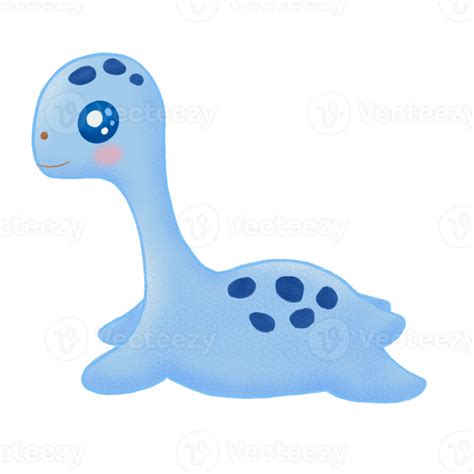 Cute Plesiosaurus Dinosaur 26421034 Png
