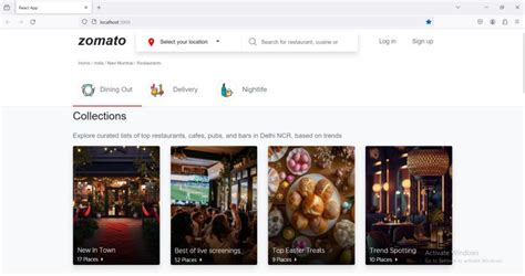 react bootstrap frontenddevelopment zomatoclone webdevelopment uiux… digvijay pawar