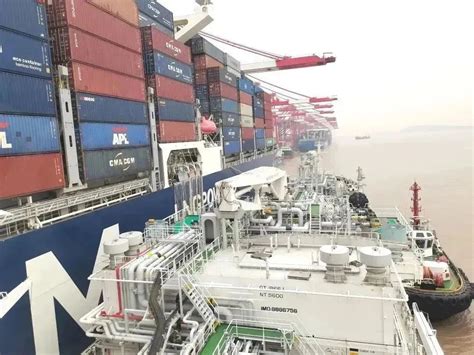 Sses And Cma Cgm Wrap Up Another Shanghai Lng Bunkering Op Lng Prime