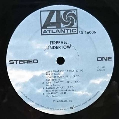 Firefallundertow レコード通販・買取はサウンドファインダー