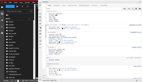 Double Scrollbar In Side Panels On 40 · Issue 13252 · Jupyterlabjupyterlab · Github