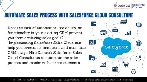 Salesforce Consultant — Automate Sales Process With Salesforce Cloud