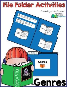 Genre Matching File Folder Activity TpT