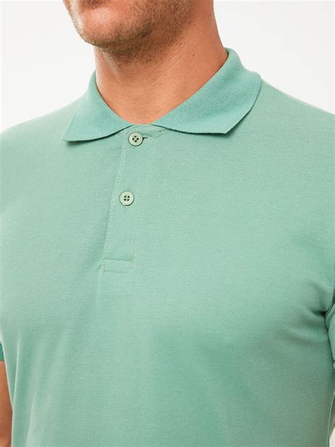 მამაკაცის ბამბის მაისური პოლოს სტილის საყელოთი S2if52z8 Ctu S2if52z8 Ctu Lc Waikiki