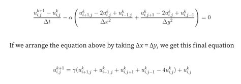 Solving Heat Pde With Fd With Input R Askmath