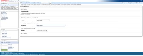 Creating Test Users And Roles In The Weblogic Server