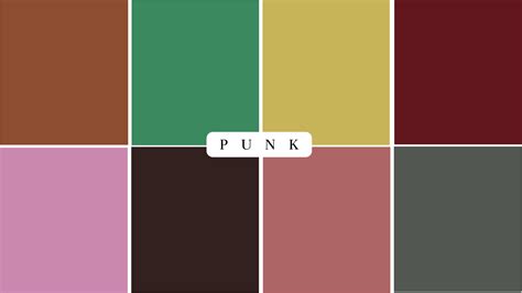 70s Punk Color Palette