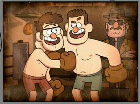Gravity Falls Stanford And Stanley Pines Young Desenhos Gravity