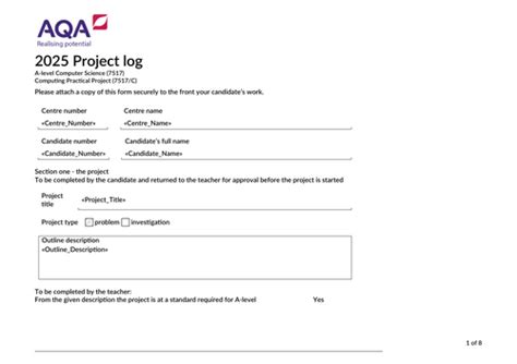 Aqa 7517 Computer Science Nea Complete Guide Teaching Resources