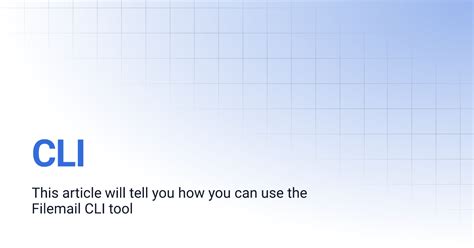 Cli Filemail Api Docs