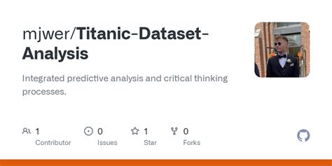 Github Mjwertitanic Dataset Analysis Integrated Predictive Analysis