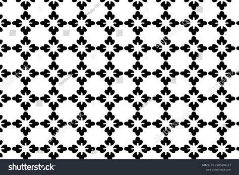 Seamless Black White Geometric Pattern Tileable Stock Vector Royalty Free 2285698177