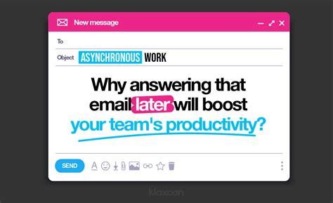 Why Answering That Email Later Will Boost Your Teams Productivity Articles Klaxoon