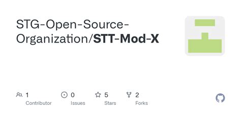 Github Stg Open Source Organizationstt Mod X
