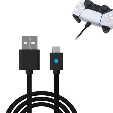 Ps5 Dualsense 컨트롤러 Xbox 시리즈 Xs 스위치 프로 컨트롤러 휴대폰 Led 고속 충전기 코드 C타입