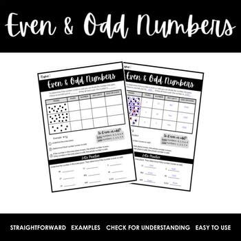 Even Odd Notes Practice By Ellie Harris TPT