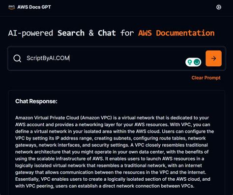 Search And Chat With Aws Documentation With Aws Docs Gpt