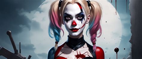 Harley Quinn Zombie Realistic 3d Kiss Anime Stable Diffusion Online