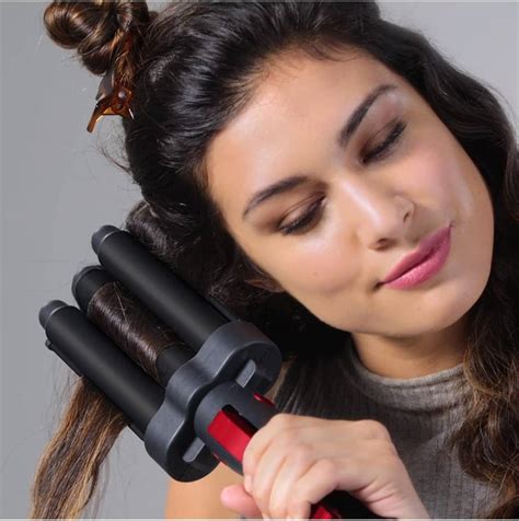 Revlon Wave Master Jumbo Waver 3 Prong Jumbo Barrels Design 30 Heat Settings Tourmaline