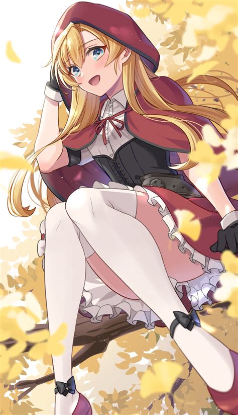 Abukuma Little Red Riding Hood And Abukuma Kantai Collection Drawn