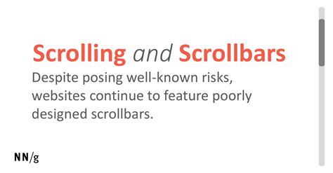 Scrolling And Scrollbars