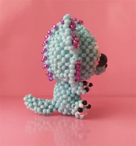 Амігурумі дракончик з бісеру ручної роботи 220 грн Поделки рукоделие Чернигов на Olx