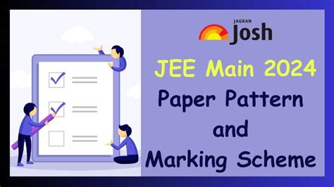 Jee Main Paper Pattern 2024 Marking Scheme Section Wise Marks And Download Pdf