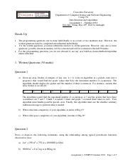 COMP352 S22 Assg1 Pdf Concordia University Department Of Computer