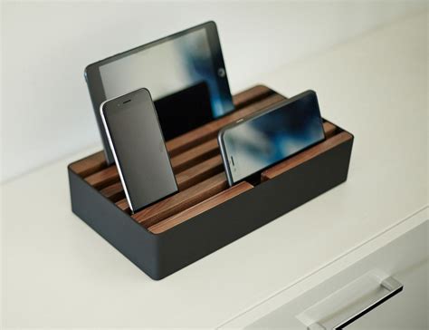 Simply Feed Through Your Cables Through The Base And Plug In Whenever Your Battery Is Low