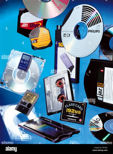 Various Storage Devices Stock Photo Royalty Free Image Alamy