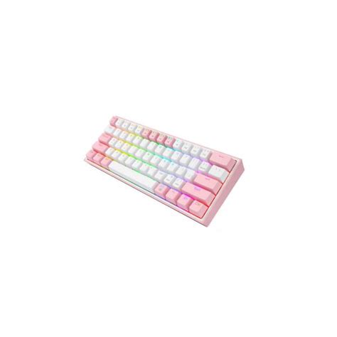 Redragon K617 Fizz Rgb Pink White Gaming Keyboard Tech Diversity Ltd
