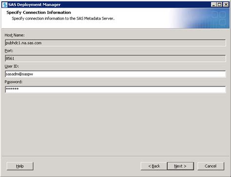 Managing Your Sas Deployment Updating The Sid File In Metadata For Sas Solutions