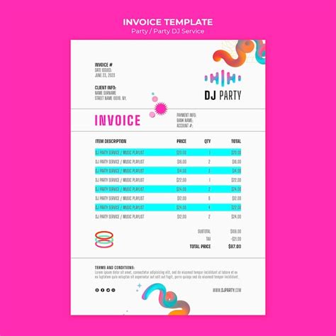 Dise O De Plantilla De Fiesta Archivo Psd Gratis