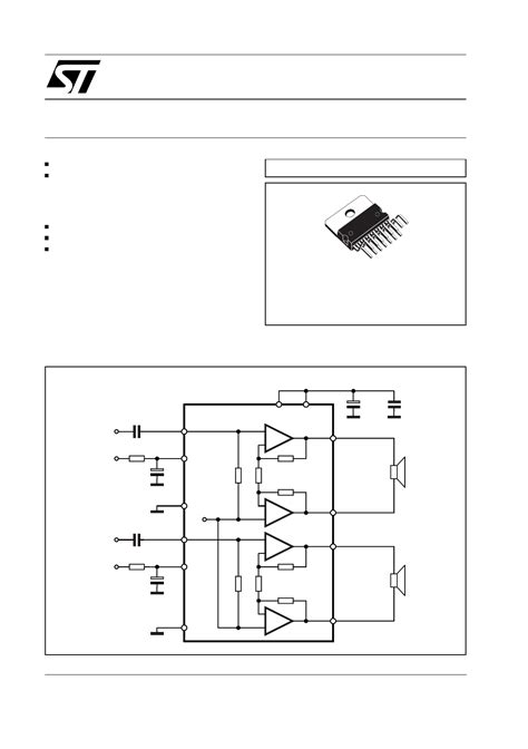 TDA7297 Datasheet by STMicroelectronics | Digi-Key Electronics