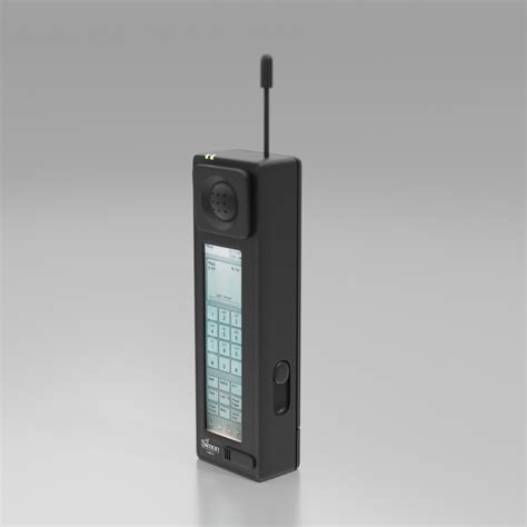 Blenderkit Download The Free Ibm Simon First Smart Phone Model