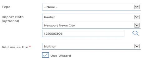Import Property Data From The Tax Data Source To Create A Transaction TransactionDesk Edition