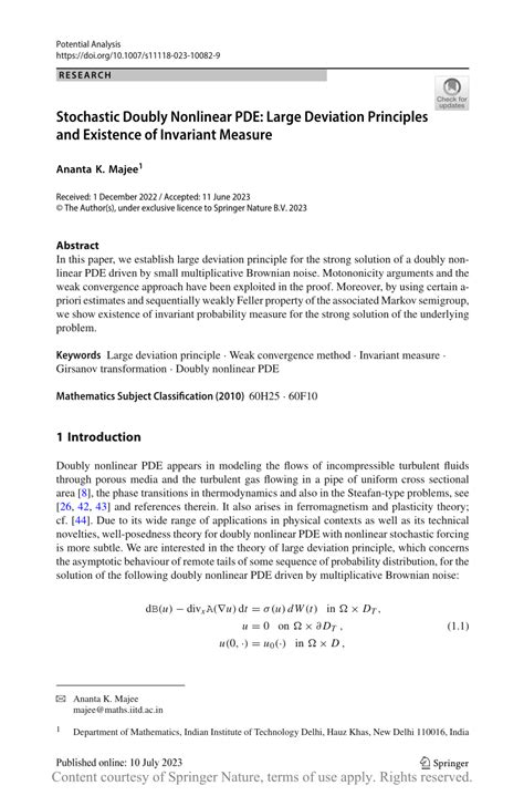 Stochastic Doubly Nonlinear PDE Large Deviation Principles And Existence Of Invariant Measure