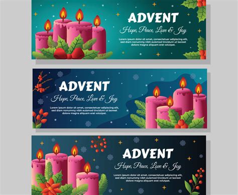 Advent Banner Template