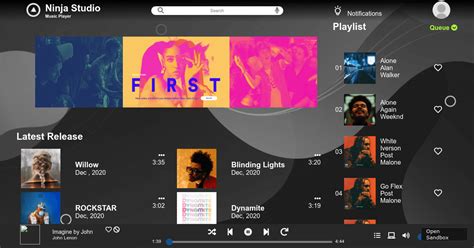 Music Player 1 Codesandbox