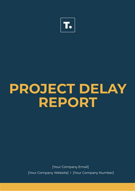 Free Project Delay Report Template To Edit Online