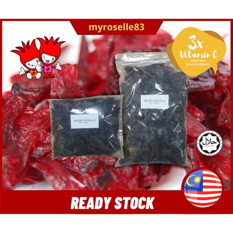 Halwa Roselle Candy Roselle Snack Ready To Eat 500g 1kg Shopee Malaysia