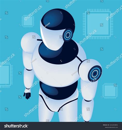 Artificial Intelligence Robot Tech Vector Design Stock Vector Royalty Free 2212419051
