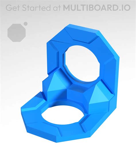 Type 1 Big Thread Holes 1x1 Outside Bracket 3d Model By Multiboard On Thangs