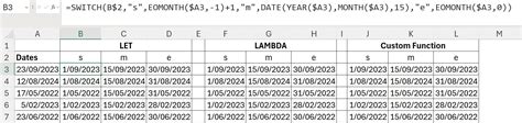 Excel Custom Function For Common Dates A4 Accounting