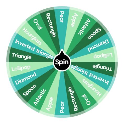 Body Sizes Shapes Spin The Wheel Random Picker