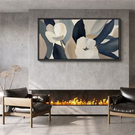 Wall26 Abstract Botanical Floral Flower Art Prints Minimalist Modern