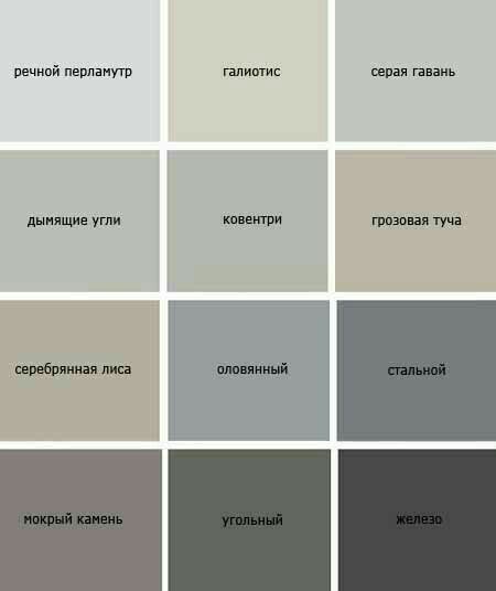 Пин от пользователя Кира на доске Палитры Палитра серых цветов Названия цветов Цвета