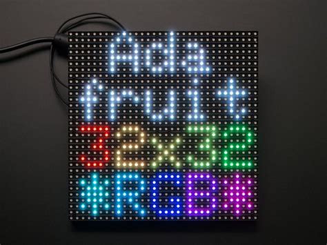 adafruit holiday t guide 2017 led matrix panel neomatrix and