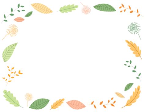 Leave Frame Illustration Pngs For Free Download